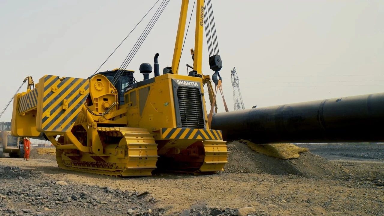西气东输 | 山推SP90-G吊管机架起国家能源输送大动脉_匠客工程机械